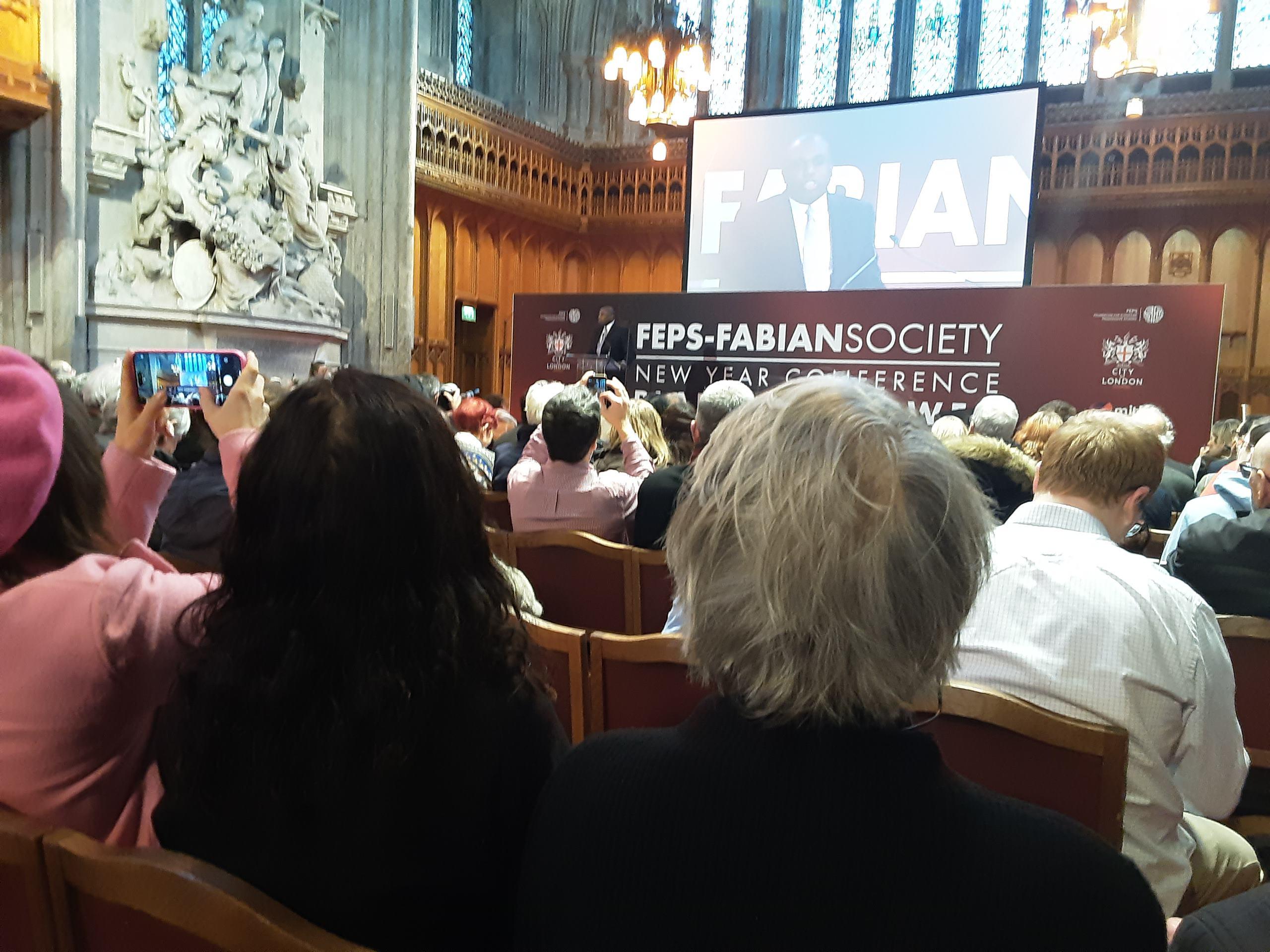 DAVID LAMMY SPEECH TO FABIANS 21ST JANUARY – Havering Fabian Society